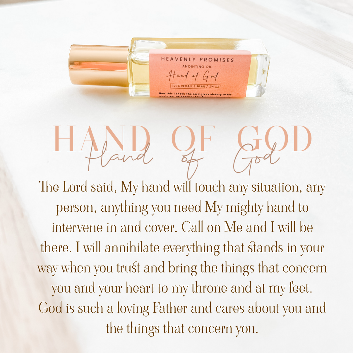 Hand of God 10ml Roller Bottle – Heavenly Promises